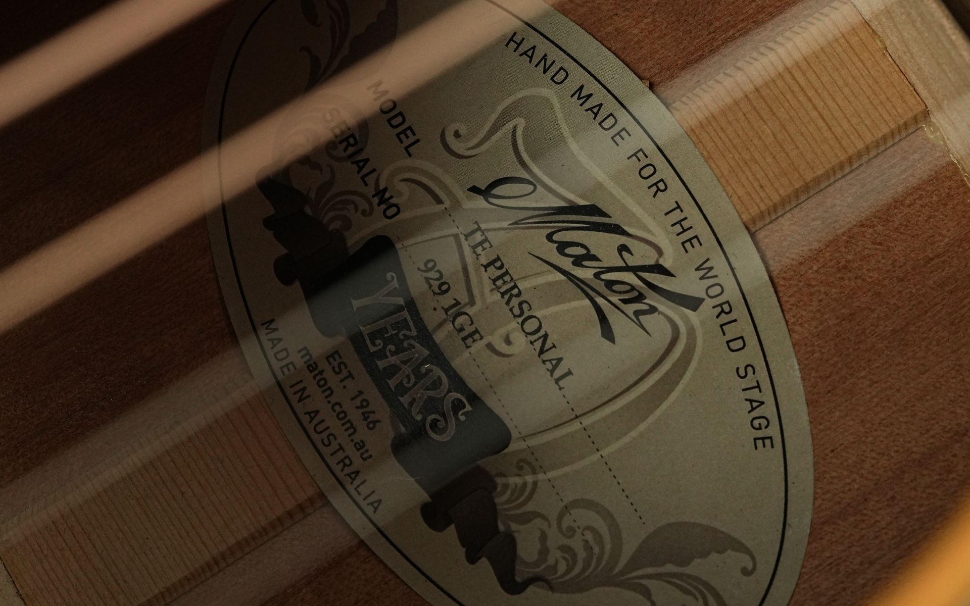 Maton TE Personal Tommy Emmanuel 2017 | The Fellowship of Acoustics